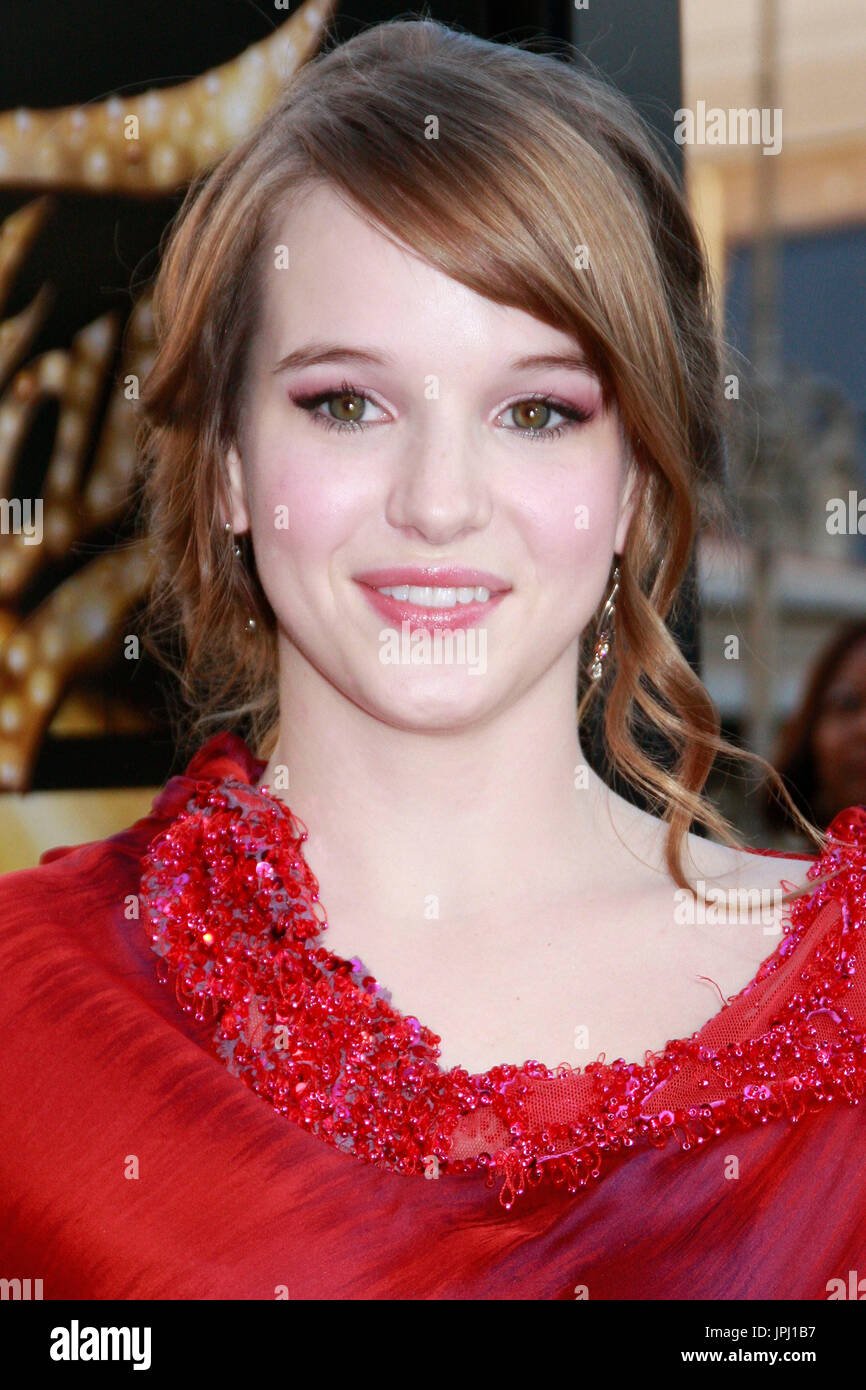 Kay Panabaker at the Los Angeles Premiere of FAME held at The Grove in ...