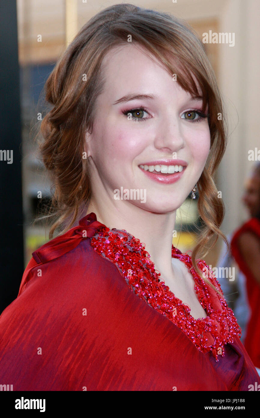 Kay Panabaker at the Los Angeles Premiere of FAME held at The Grove in ...