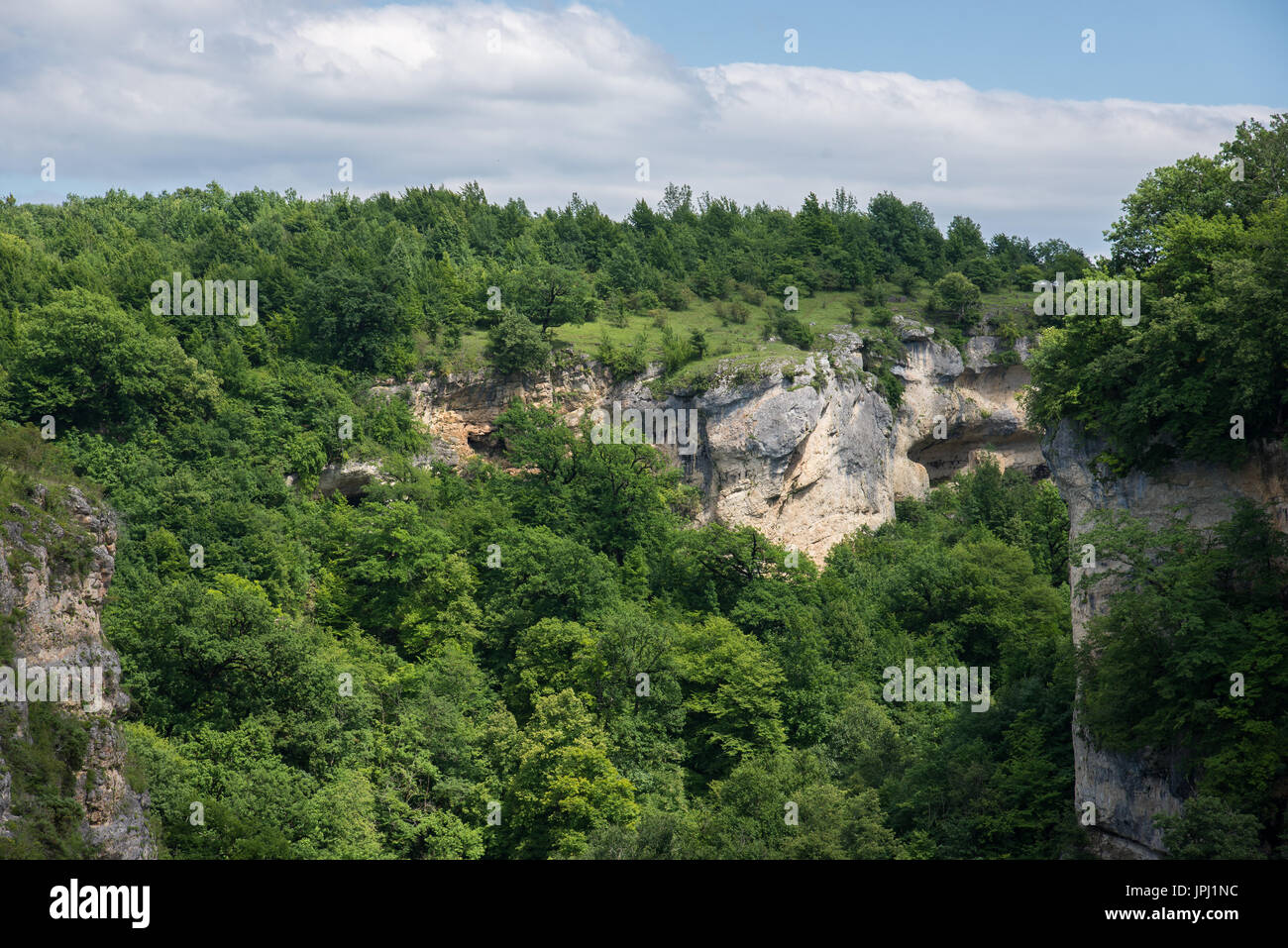 Beautiful mountain scenery . Guam gorge. Krasnodar region Stock Photo ...