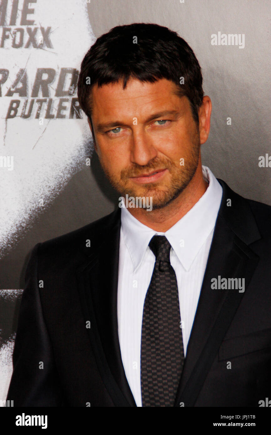 Gerard Butler at the Los Angeles Premiere of LAW ABIDING CITIZEN held ...