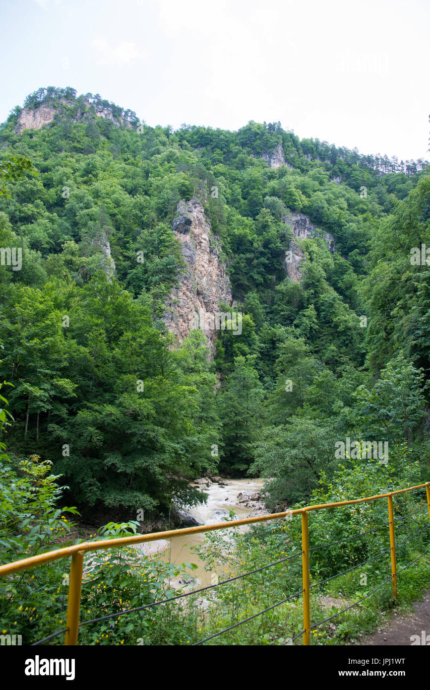 Beautiful mountain scenery . Guam gorge. Krasnodar region Stock Photo ...