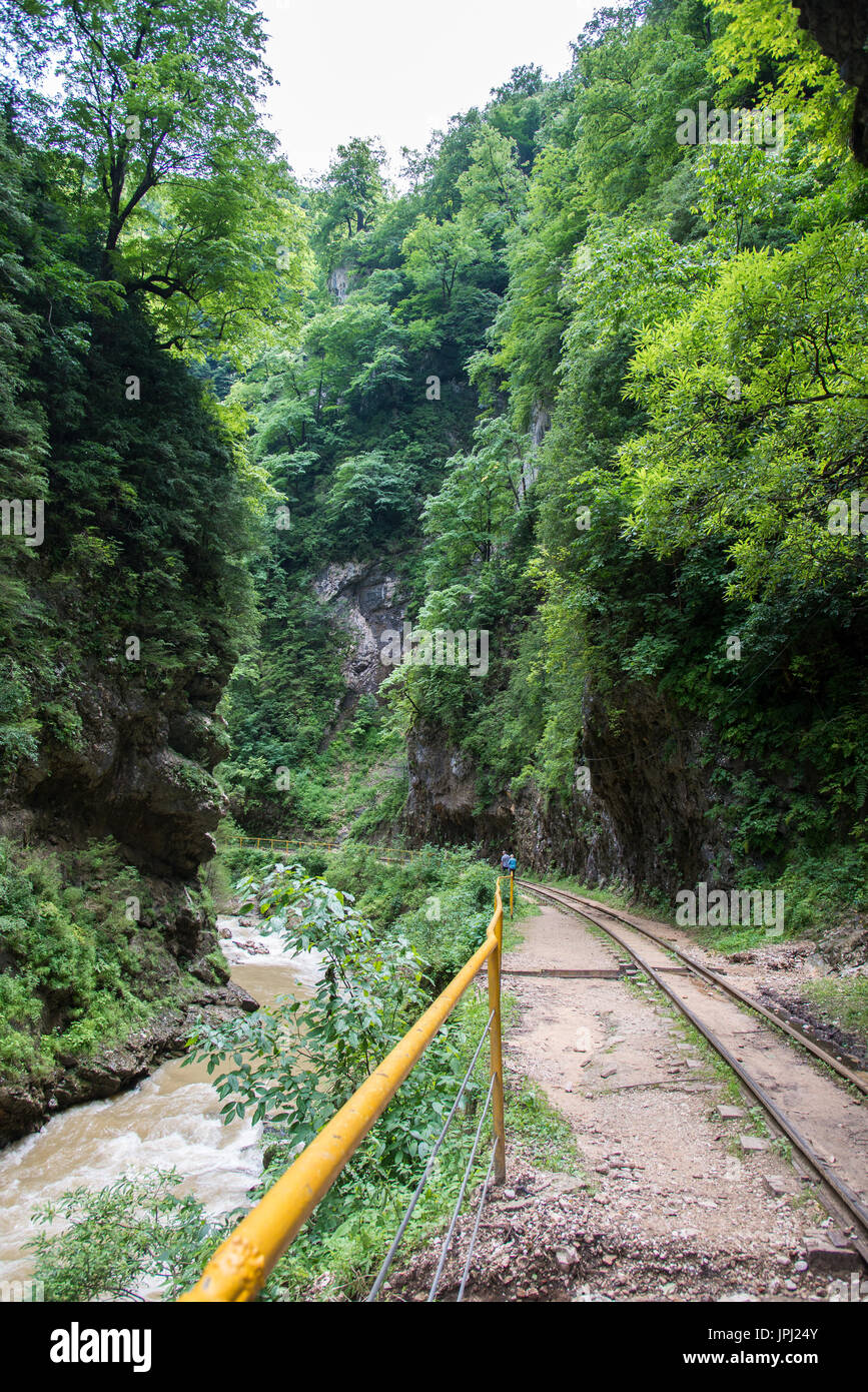 Beautiful mountain scenery . Guam gorge. Krasnodar region Stock Photo ...