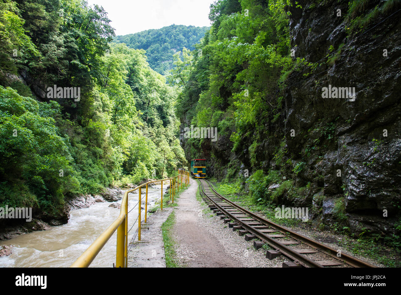 Beautiful mountain scenery . Guam gorge. Krasnodar region Stock Photo ...