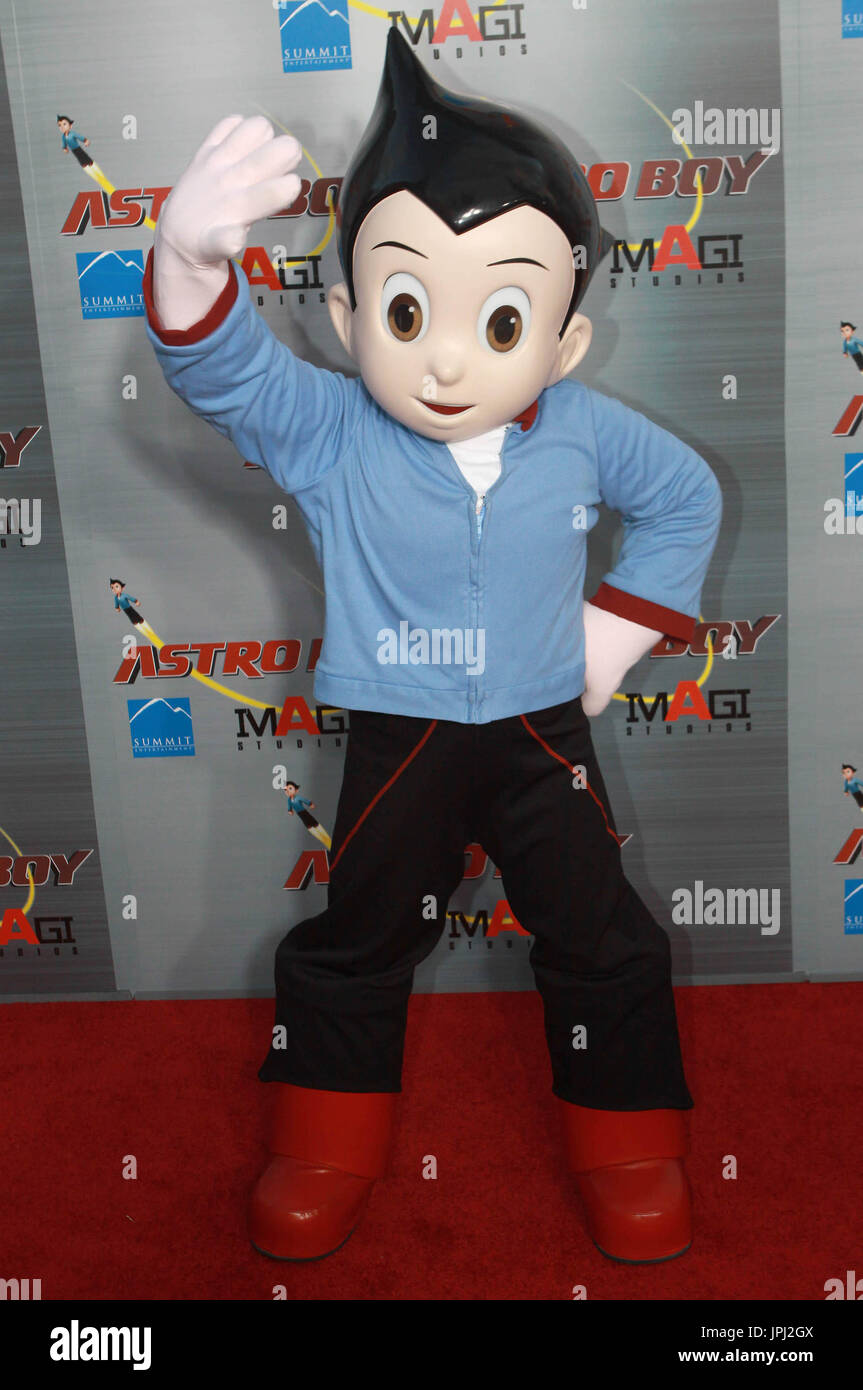 Astro Boy character at the Los Angeles premiere for Astro Boy at the ...