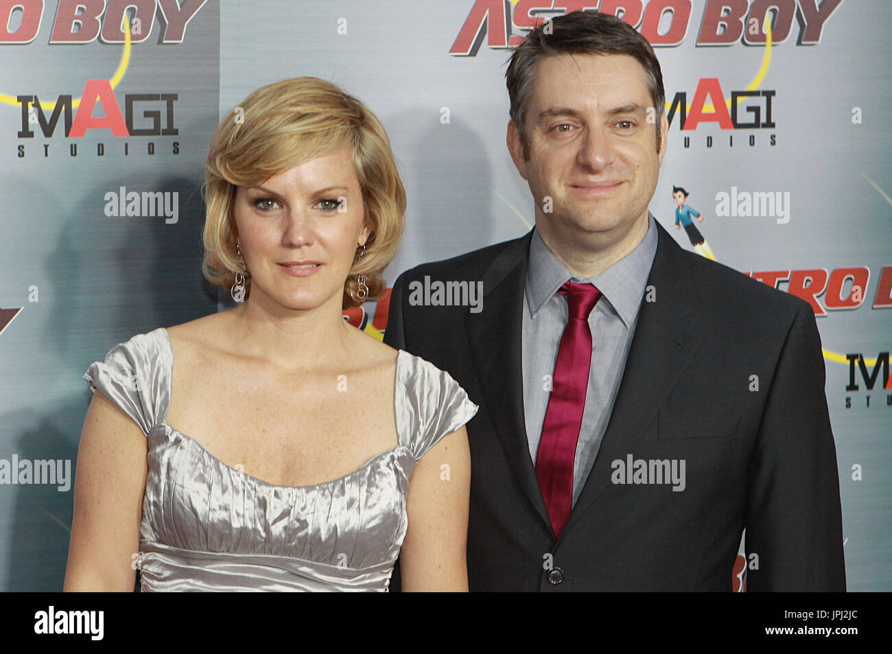 Maryann Garger and David Bowers arrive at the Los Angeles premiere for ...