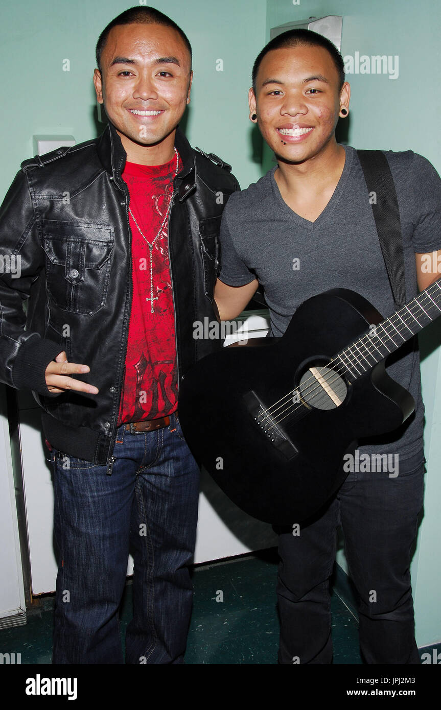 J-Ricz & AJ Rafael at the WE ARE ONE Benefit Concert For Ondoy & Parma ...