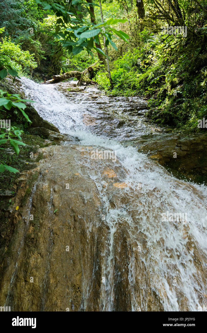 Beautiful mountain scenery . Guam gorge. Krasnodar region Stock Photo ...