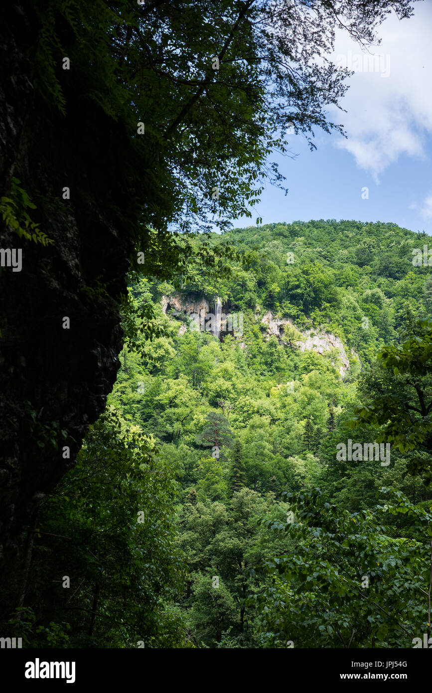 Beautiful mountain scenery . Guam gorge. Krasnodar region Stock Photo ...