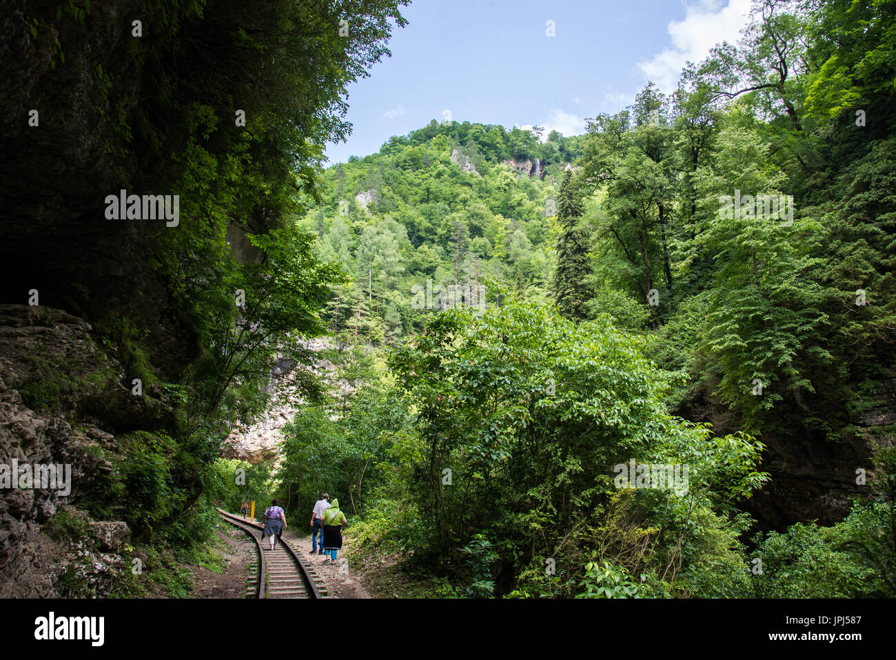 Beautiful mountain scenery . Guam gorge. Krasnodar region Stock Photo ...