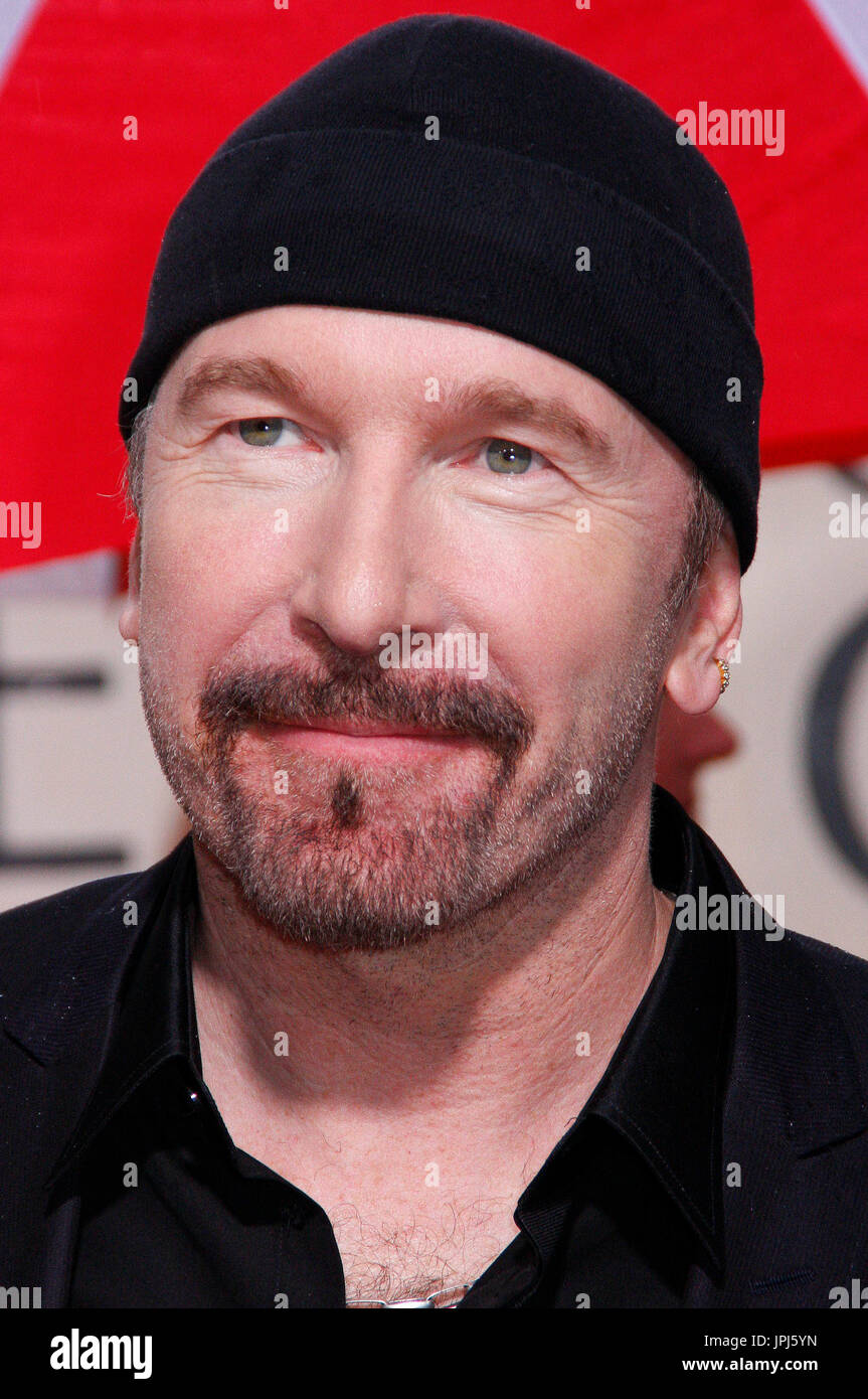 The Edge (U2) at "The 67th Annual Golden Globe Awards - Arrivals" held ...