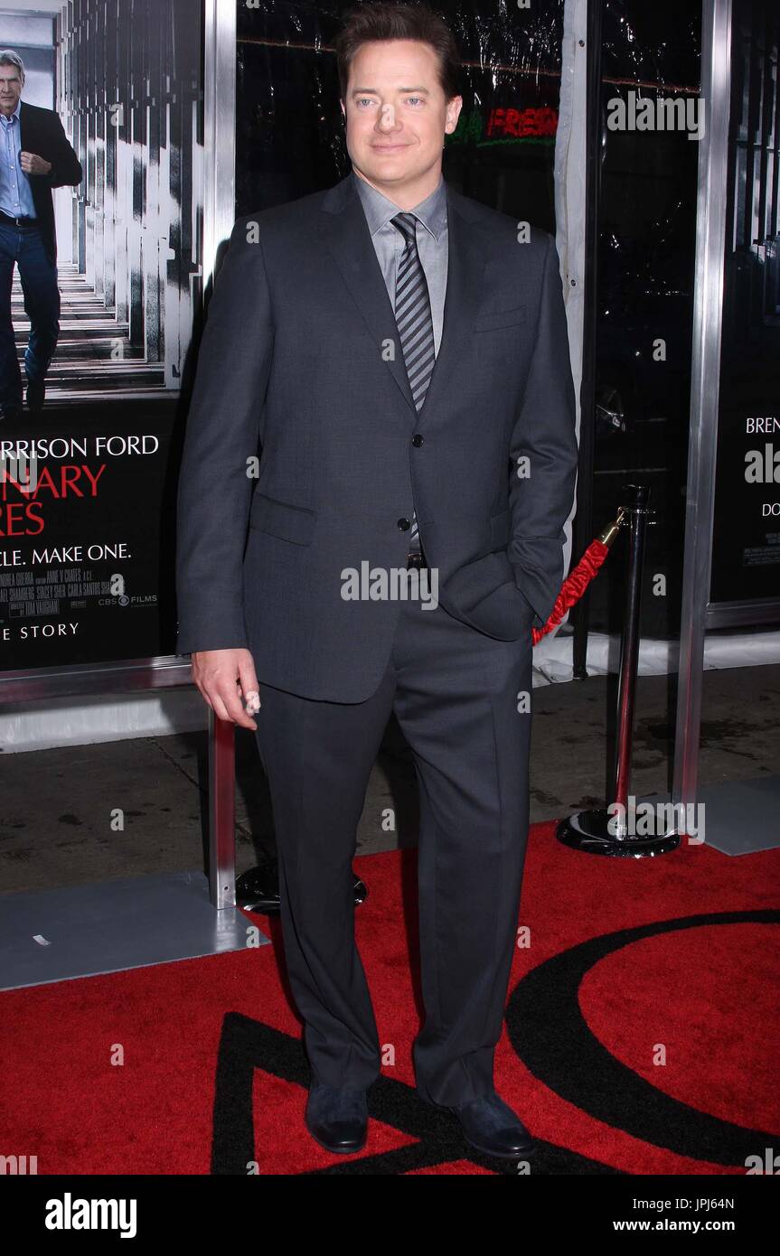 Brandon Fraser at the premiere of EXTRAORDINARY MEASURES held at the ...