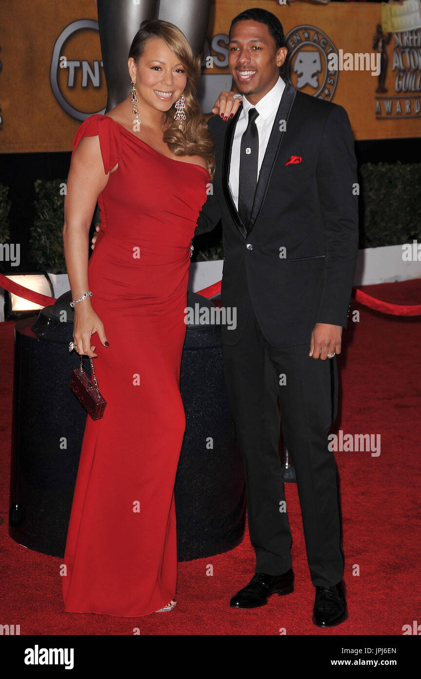 Mariah Carey & Nick Cannon at The 16th Annual Screen Actors Guild ...