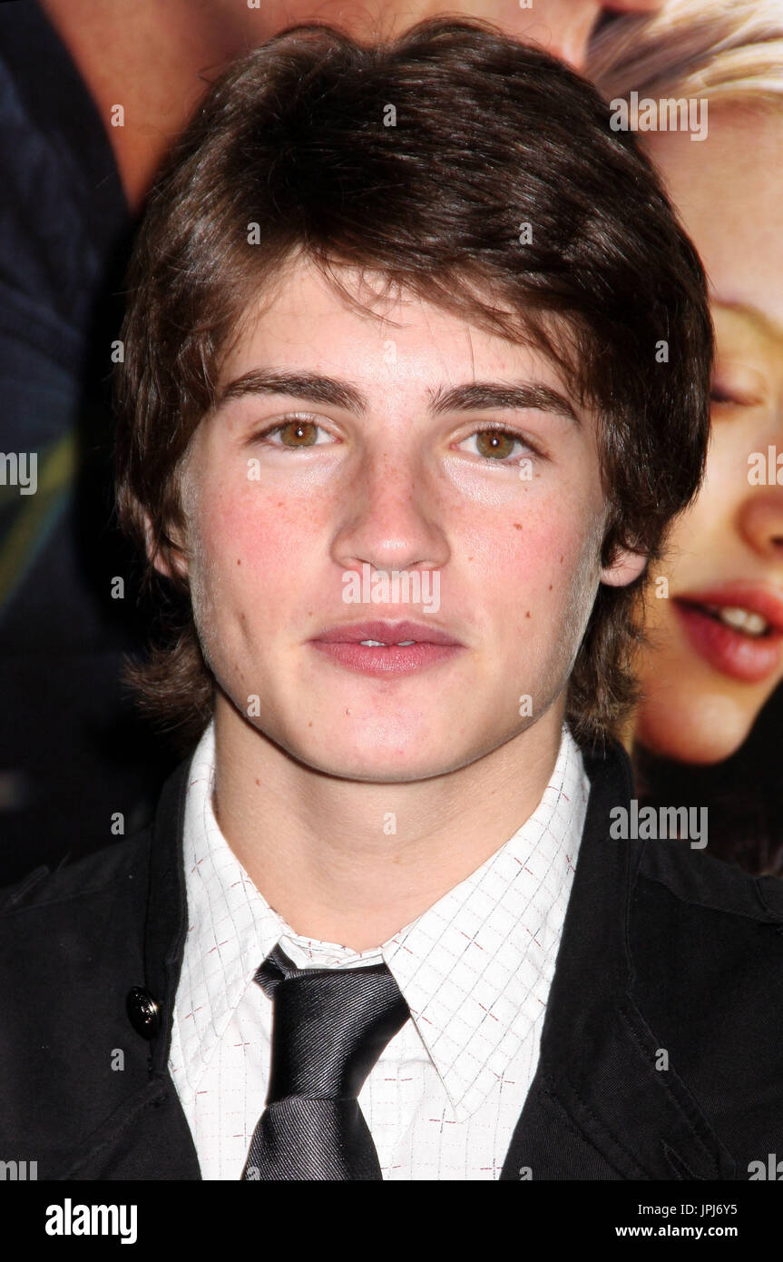 Gregg Sulkin at the World Premiere of "Dear John" held at the Grauman's ...