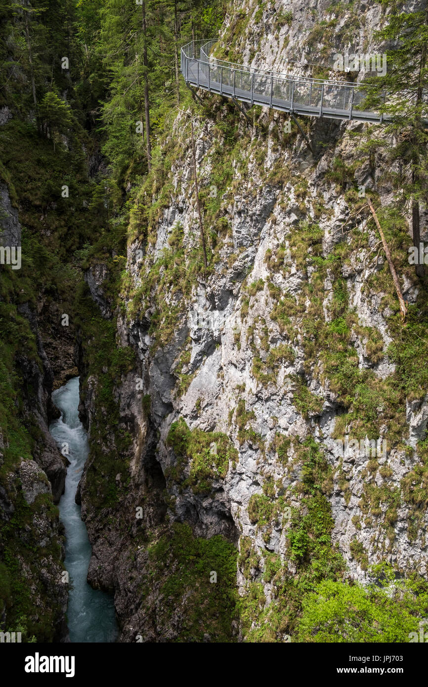 Gorge austria river walkway alps hi-res stock photography and images ...