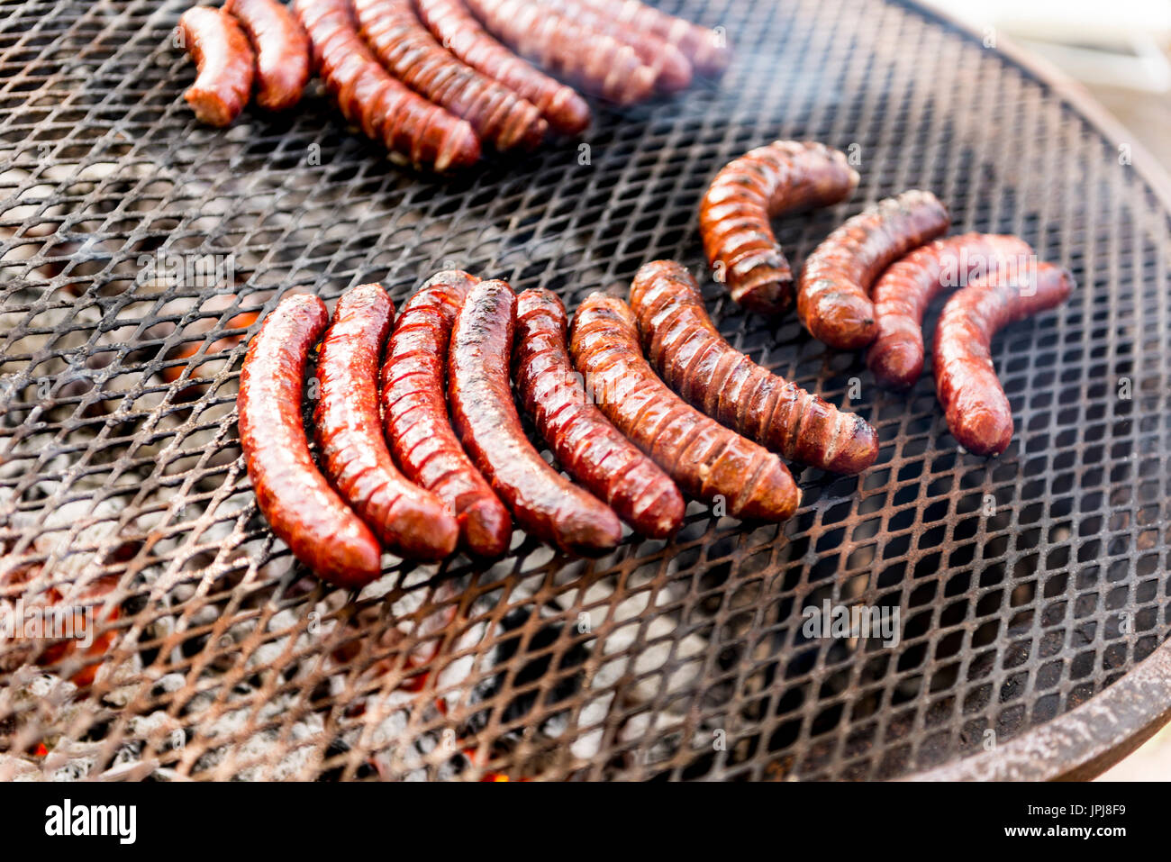 Burnt frankfurter wiener on top hi-res stock photography and images - Alamy