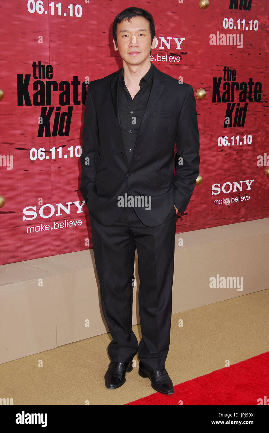 Chin Han at the Los Angeles Premiere of Columbia Pictures' "The Karate ...