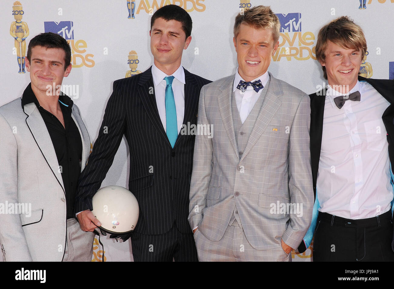 Buried Life Cast at the 2010 MTV Movie Awards held at the Gibson ...