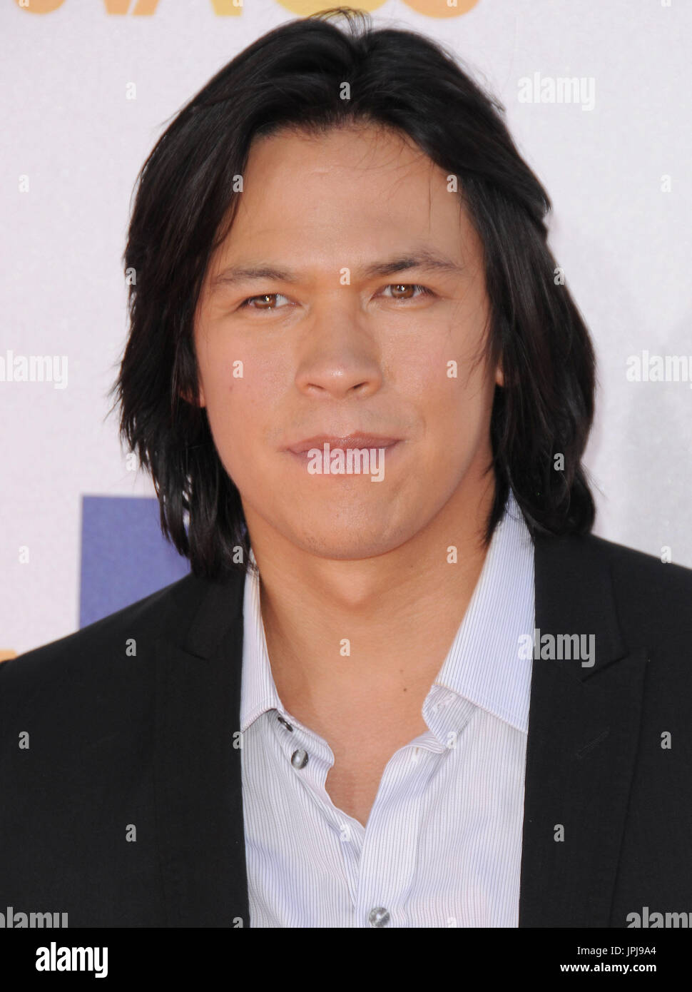 Chaske Spencer at the 2010 MTV Movie Awards held at the Gibson ...