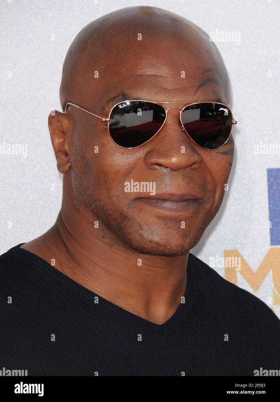 Mike Tyson at the 2010 MTV Movie Awards held at the Gibson Amphitheatre ...