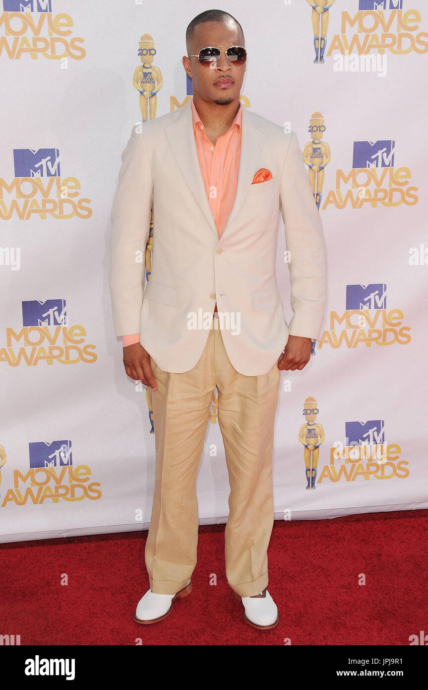 T.I. AKA Tip Harris at the 2010 MTV Movie Awards held at the Gibson ...