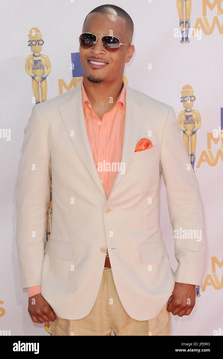 T.I. AKA Tip Harris at the 2010 MTV Movie Awards held at the Gibson ...