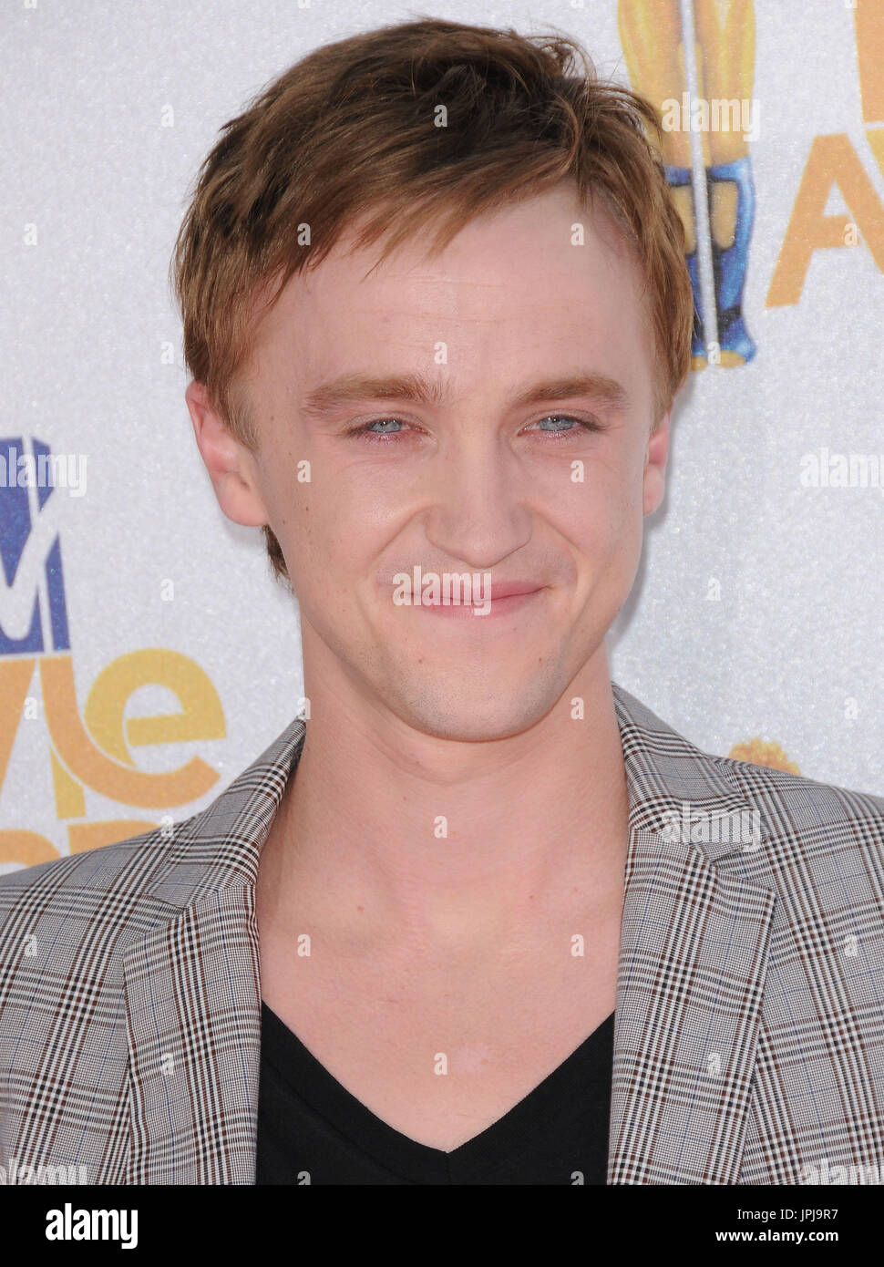 Tom Felton at the 2010 MTV Movie Awards held at the Gibson Amphitheatre ...