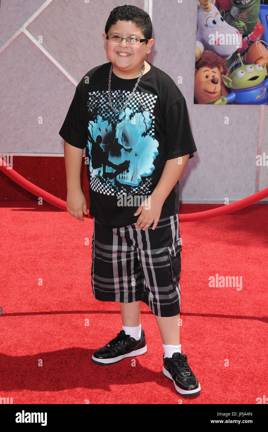 Rico Rodriguez at the World Premiere of "Toy Story 3" held at the El ...