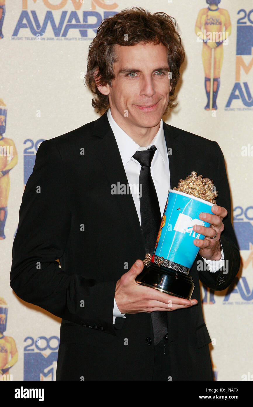 Ben Stiller in the press room at the 2009 MTV Movie Awards held at the ...
