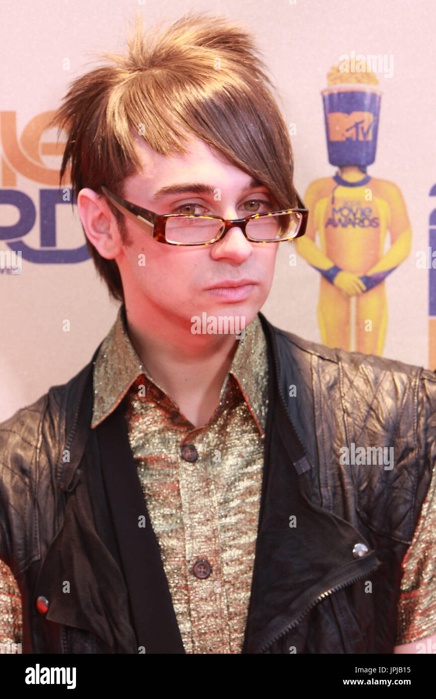 Christian Serrano on the red carpet for the 2009 MTV MOVIE AWARDS held at the Gibson ...