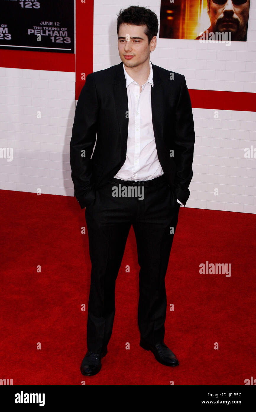 Alex Kaluzhsky of Burberry at the premiere of THE TAKING OF PELHAM 123 ...