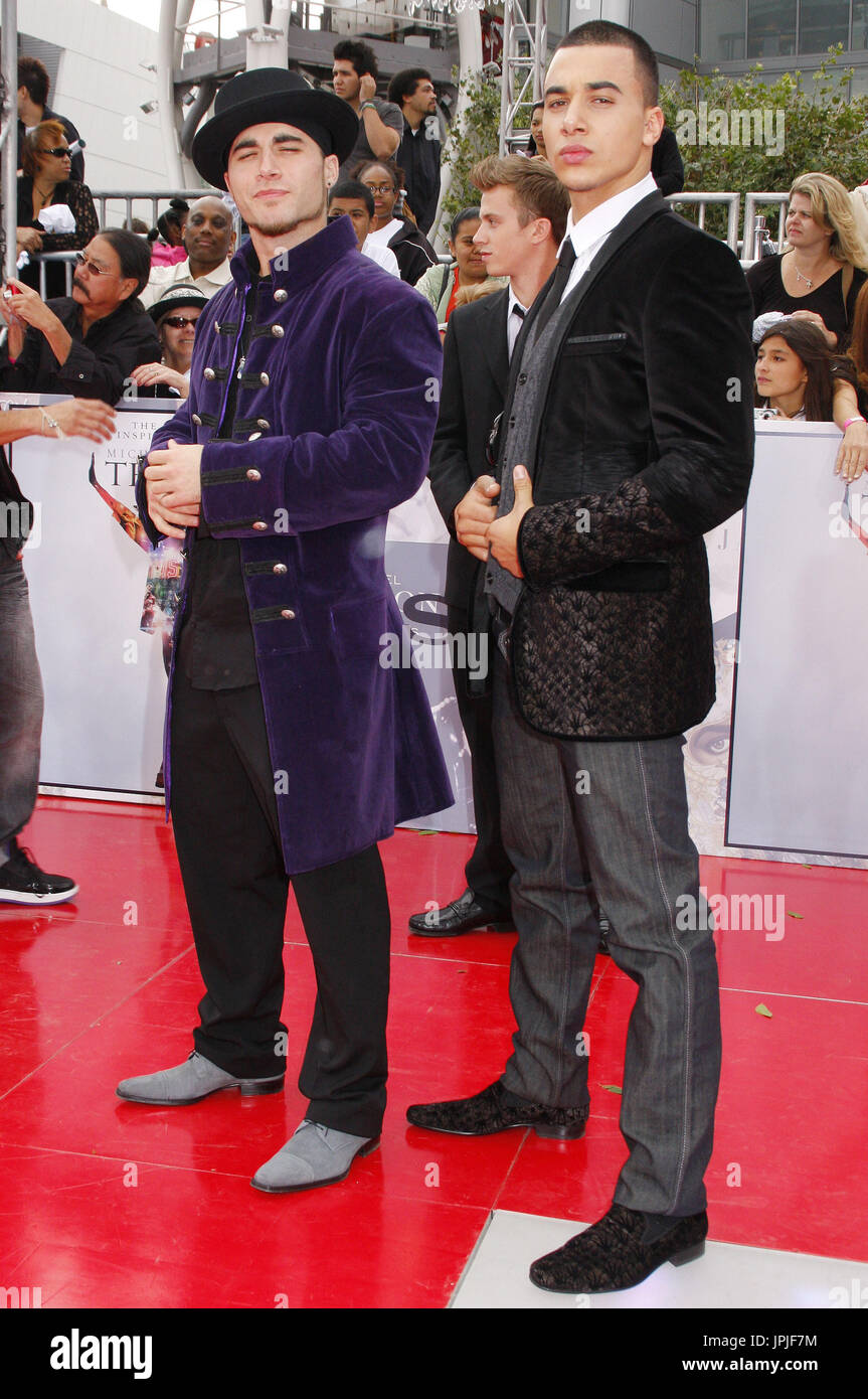Dancers from the film Daniel Celebre & Timor Steffens arriving at the ...