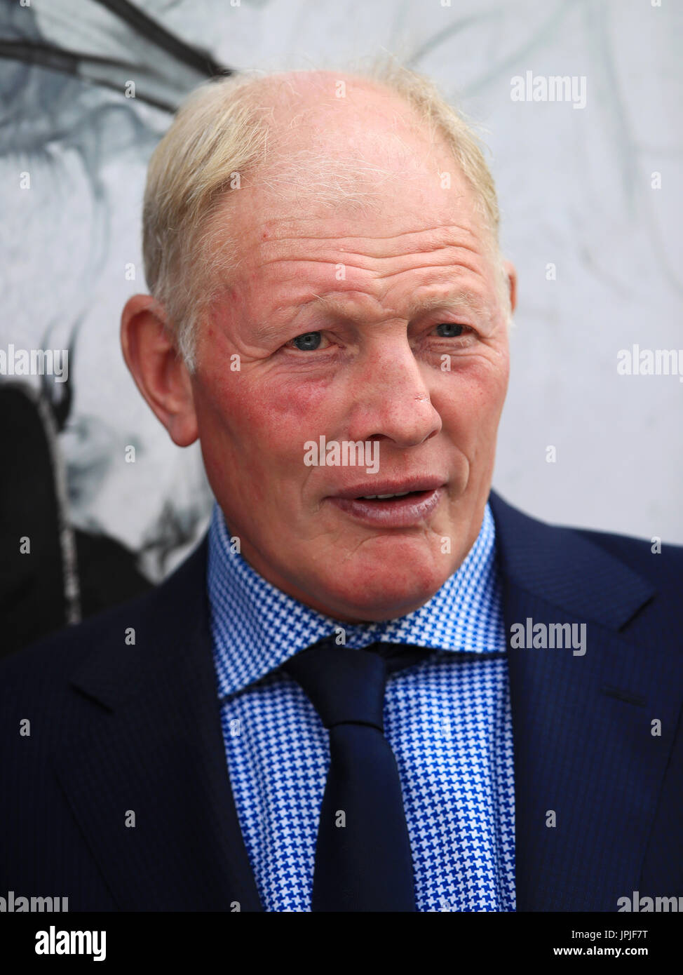 Winning trainer Gary Moore after the Irish Thoroughbred Marketing EBF ...
