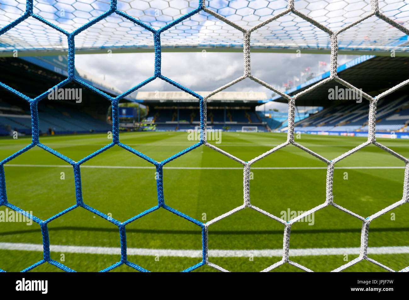 Soccer football general view gv goal netting hi-res stock photography ...