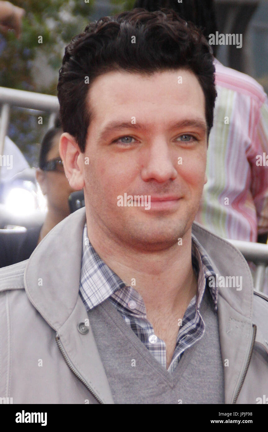 JC Chasez arriving at the Los Angeles Premiere of Michael Jackson's ...