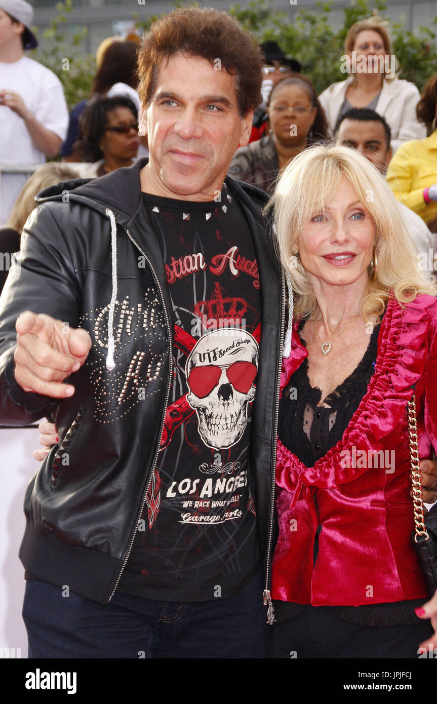 Lou Ferrigno & Wife Carla Ferrigno arriving at the Los Angeles Premiere ...