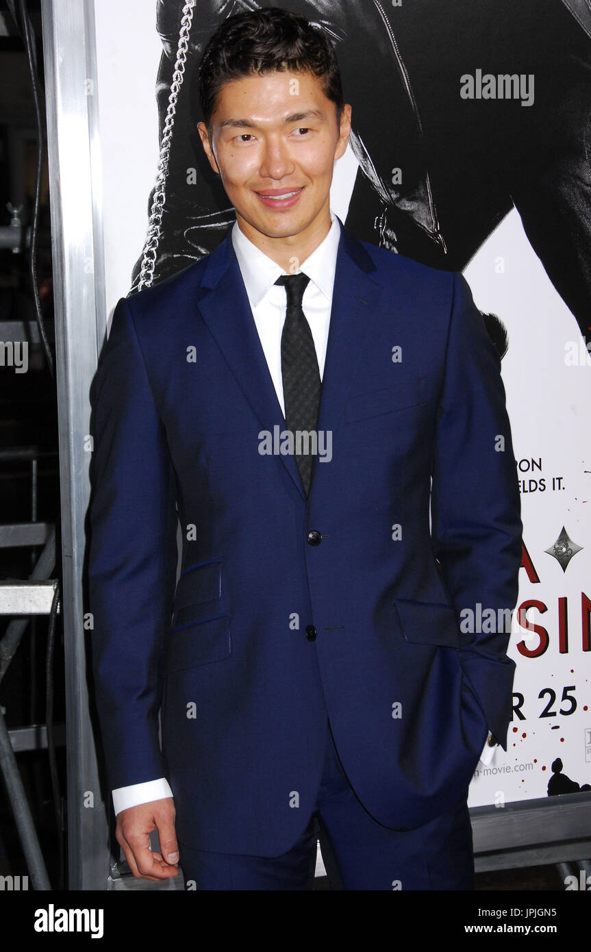 Rick Yune at The Los Angeles Premiere of "Ninja Assassin" held at the ...