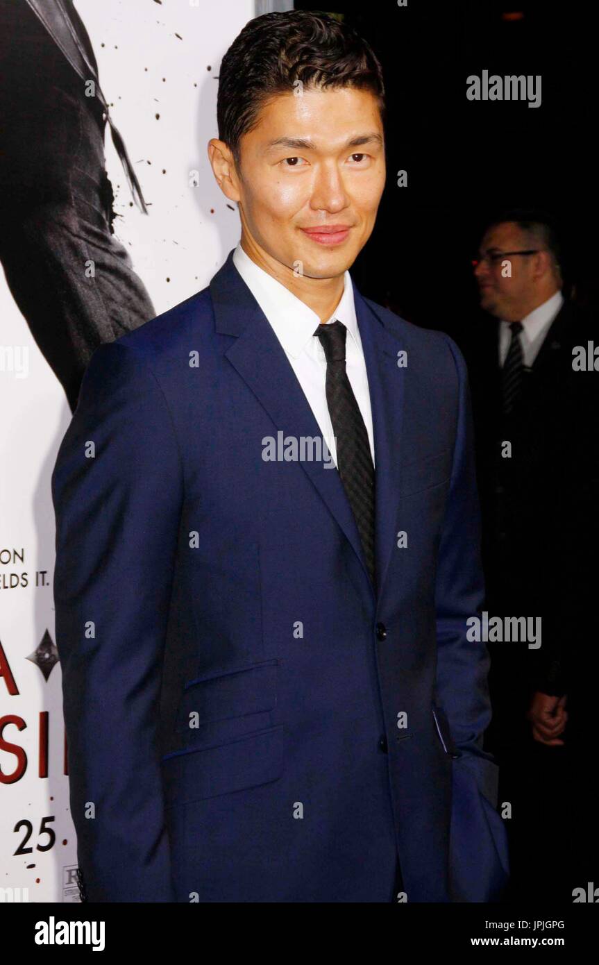 Rick Yune at the Los Angeles Premiere of NINJA ASSASSIN held at the ...