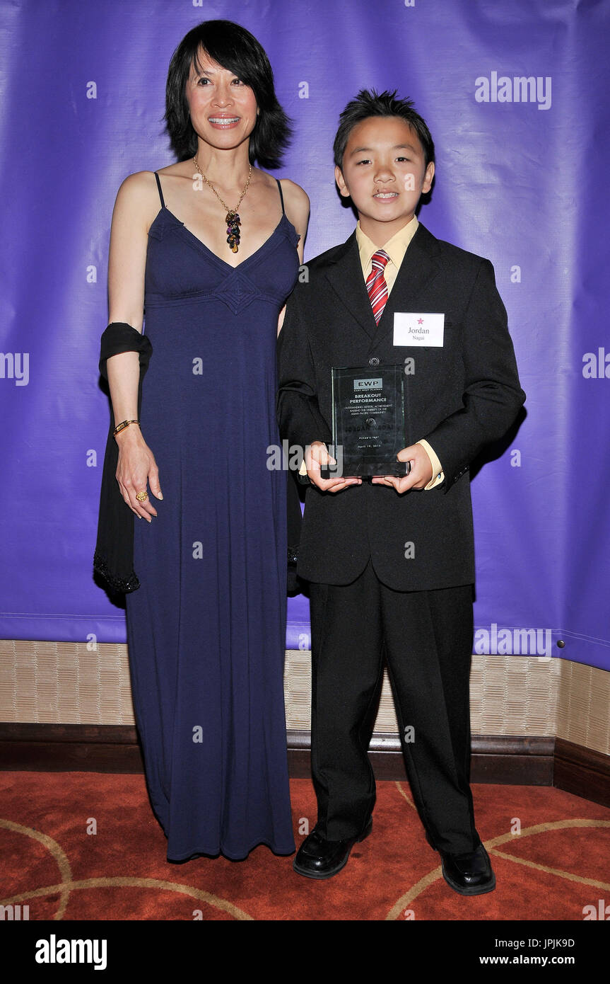 Presenter Lauren Tom & Jordan Nagai at the East West Players 44th ...