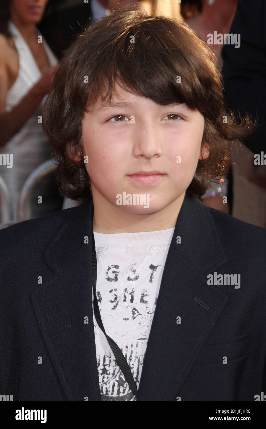 Frankie Jonas at the World Premiere of "IRON MAN 2" held at the El ...