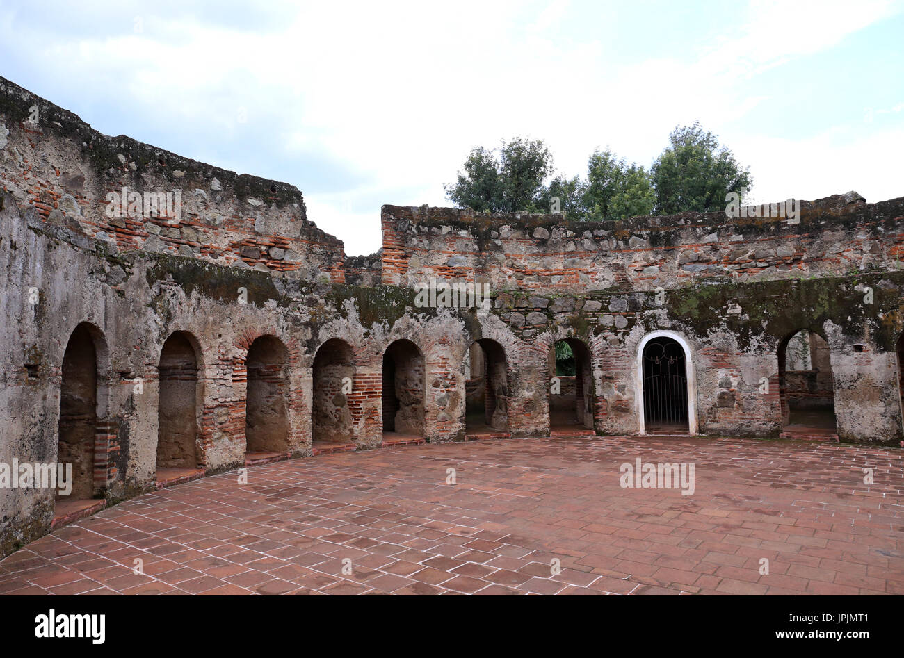 Church and Convent of las Capuchinas in Antigua, Guatemala Stock Photo ...