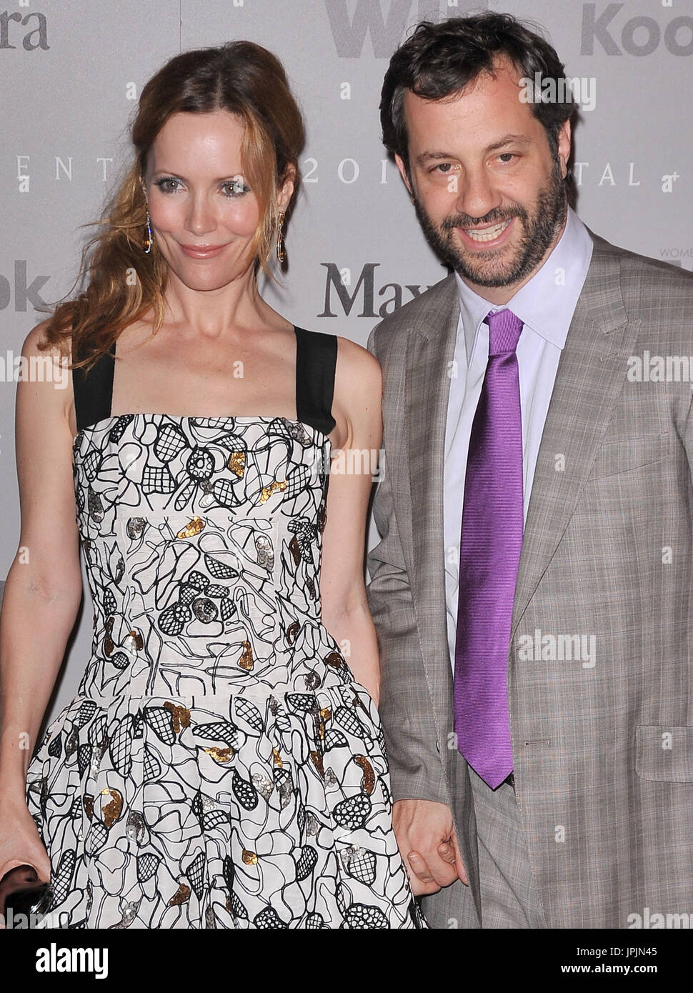 Leslie Mann & Judd Apatow at the 2010 Crystal + Lucy Awards: A New Era ...