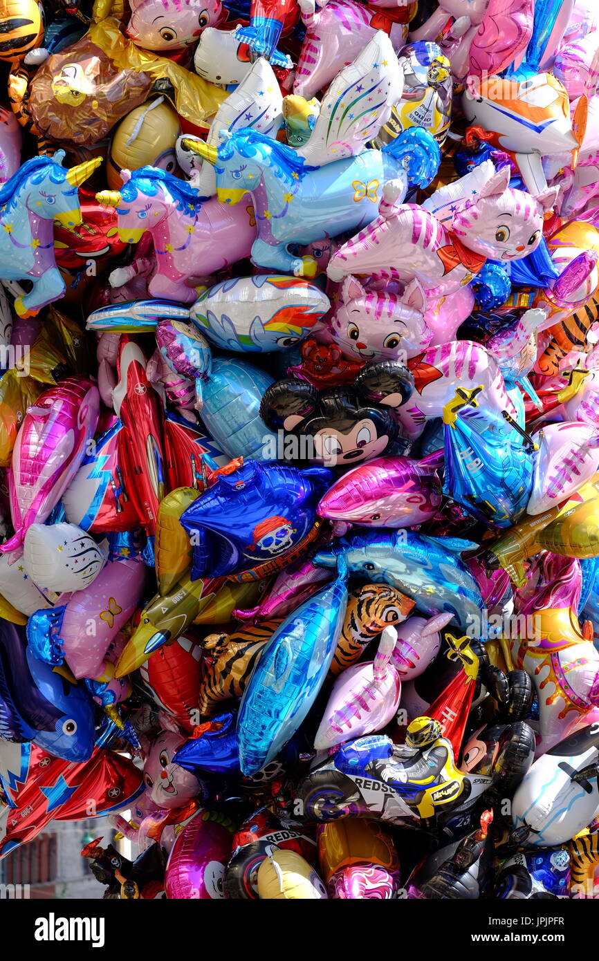 Colourful balloons for kids Stock Photo - Alamy