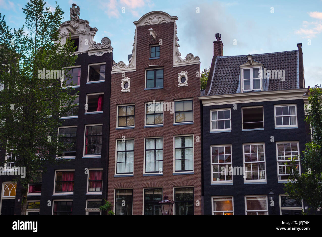 Typical buildings in the city of Amsterdam - AMSTERDAM - THE ...