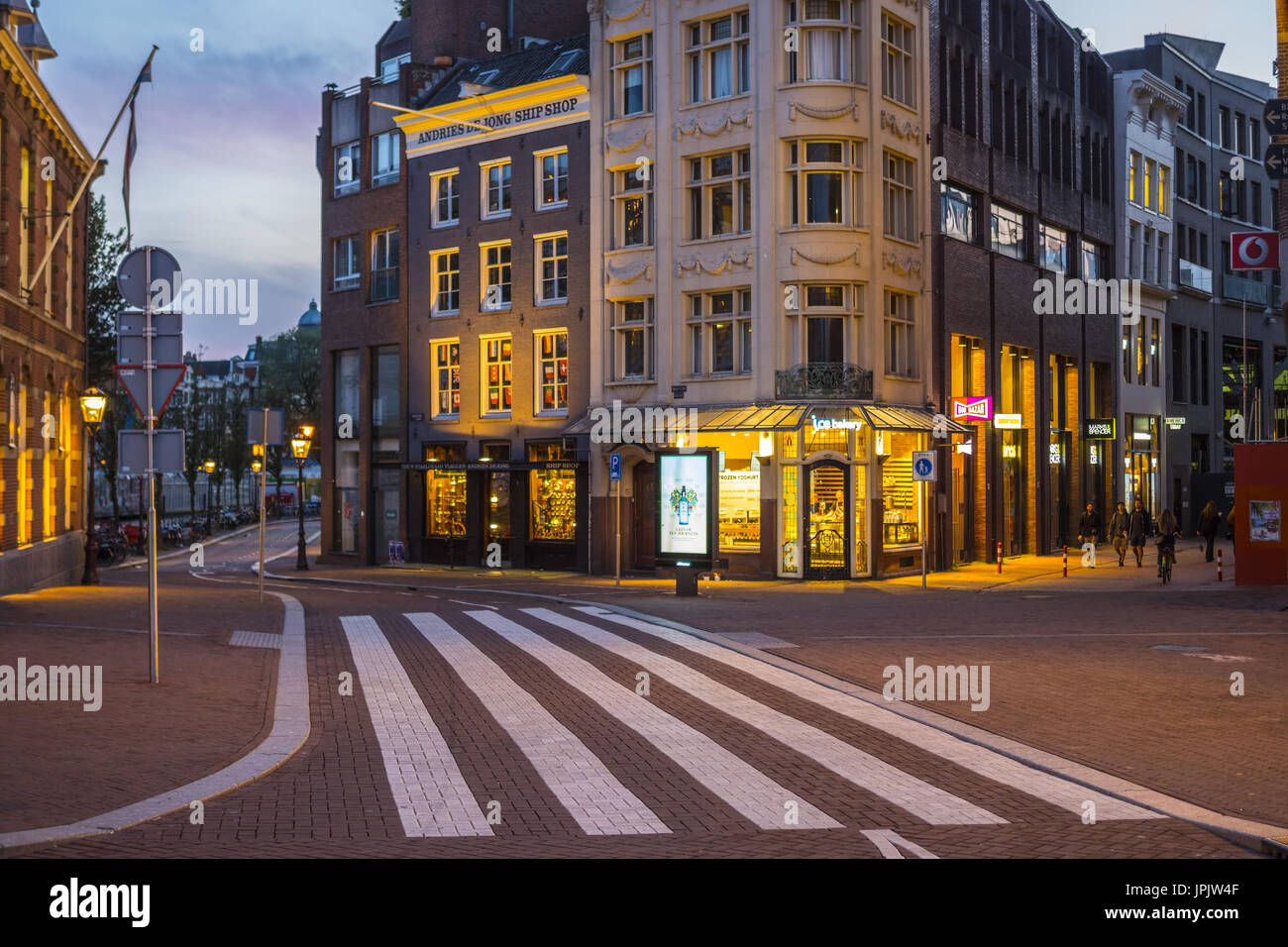 Typical dutch street view hi-res stock photography and images - Alamy