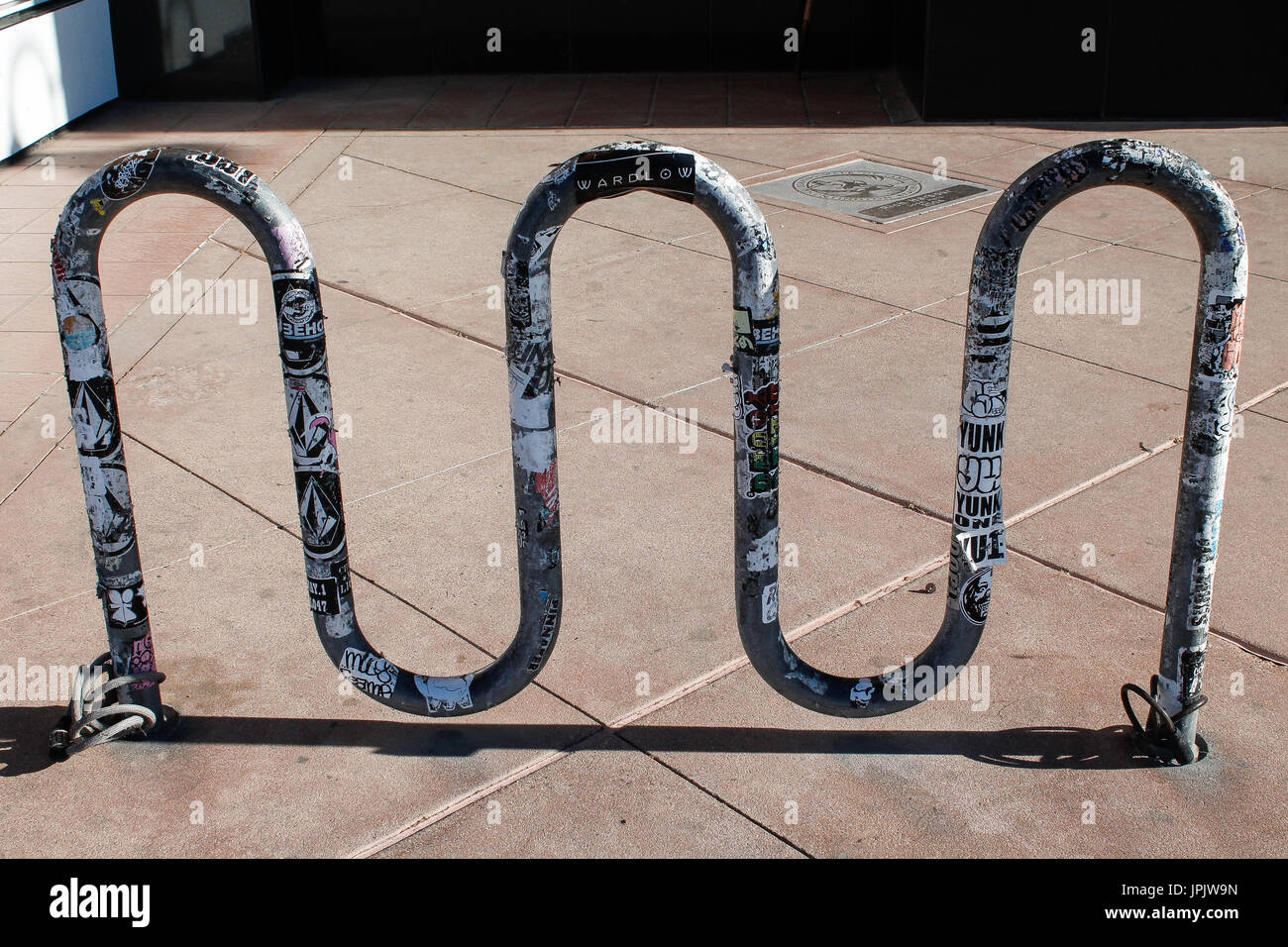 Bike rack hi-res stock photography and images - Alamy