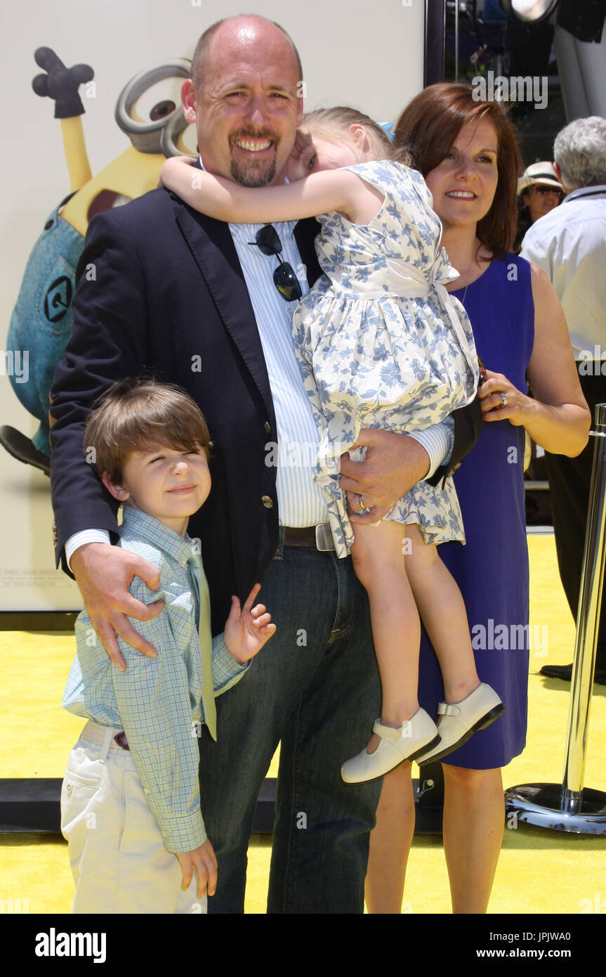 Chris Renaud & Family at the World Premiere of "Despicable Me' held ...