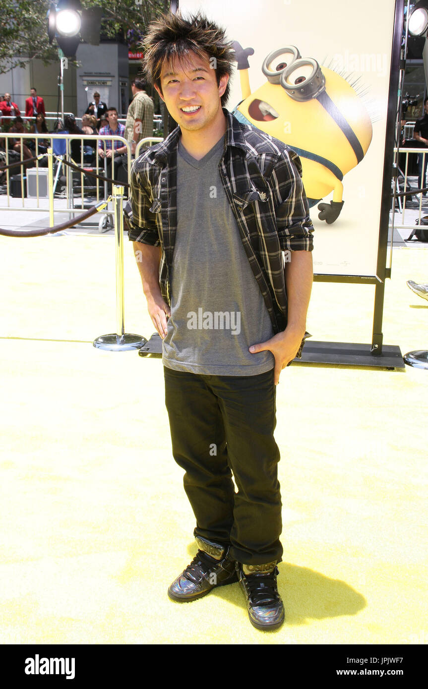 Steve Terada of Quest Crew at the World Premiere of "Despicable Me ...