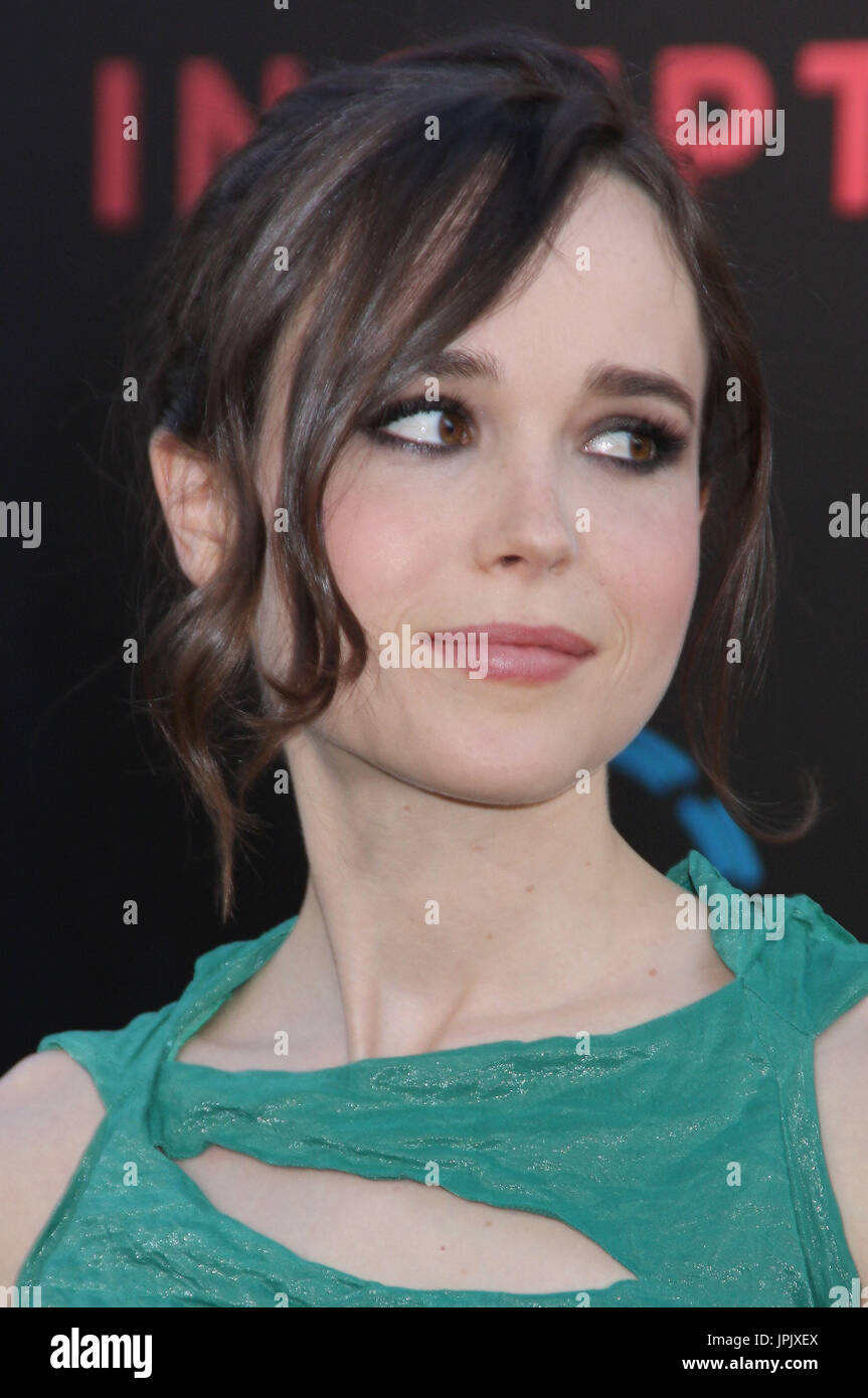 Ellen Page at Los Angeles Premiere of "INCEPTION" held at the Grauman's ...