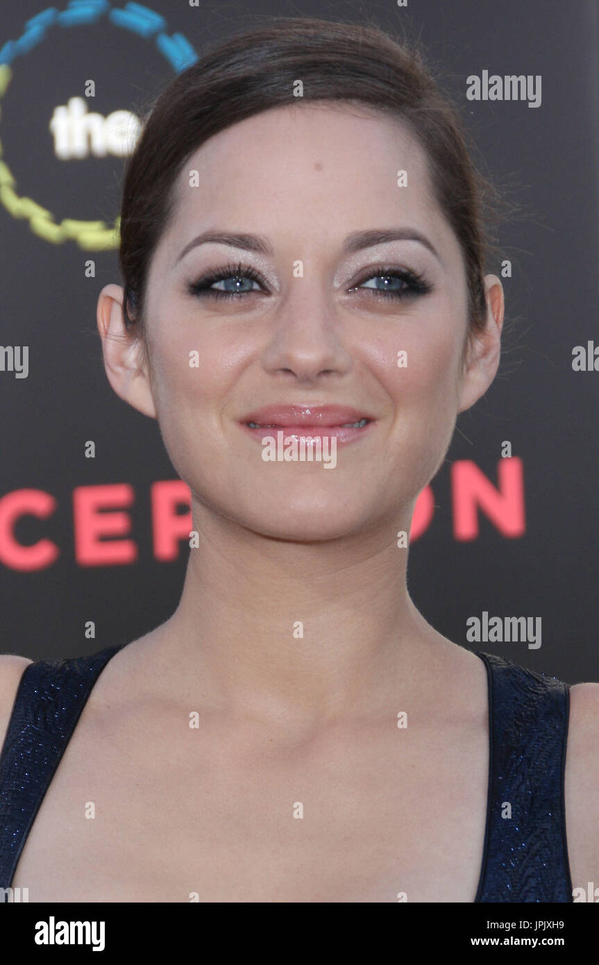 Marion Cotillard at Los Angeles Premiere of "INCEPTION" held at the ...
