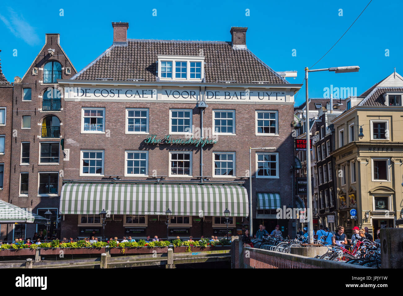 Famous Grasshopper building in the city center of Amsterdam - AMSTERDAM ...